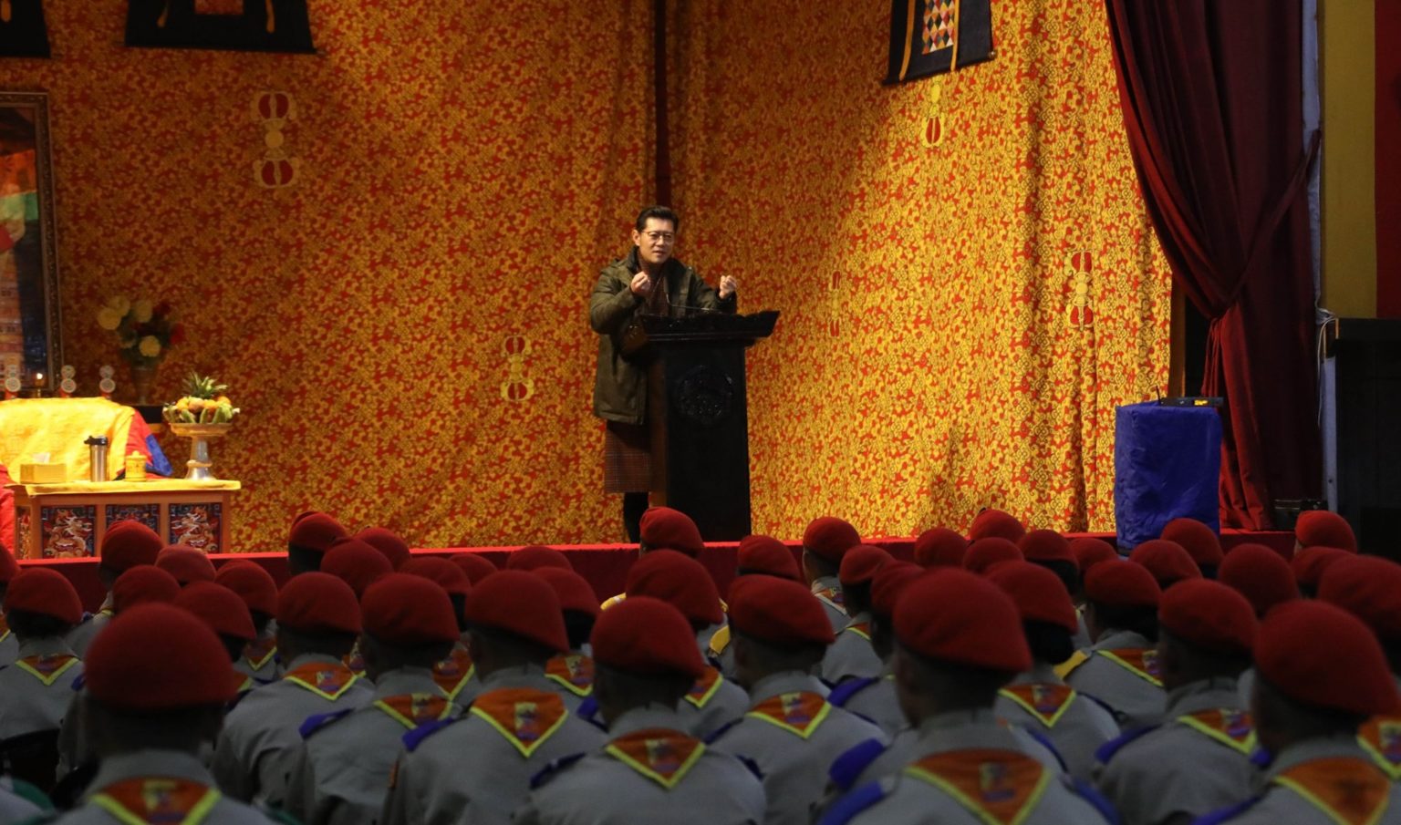 King of Bhutan receives participants of the 13th Scouts Leadership ...