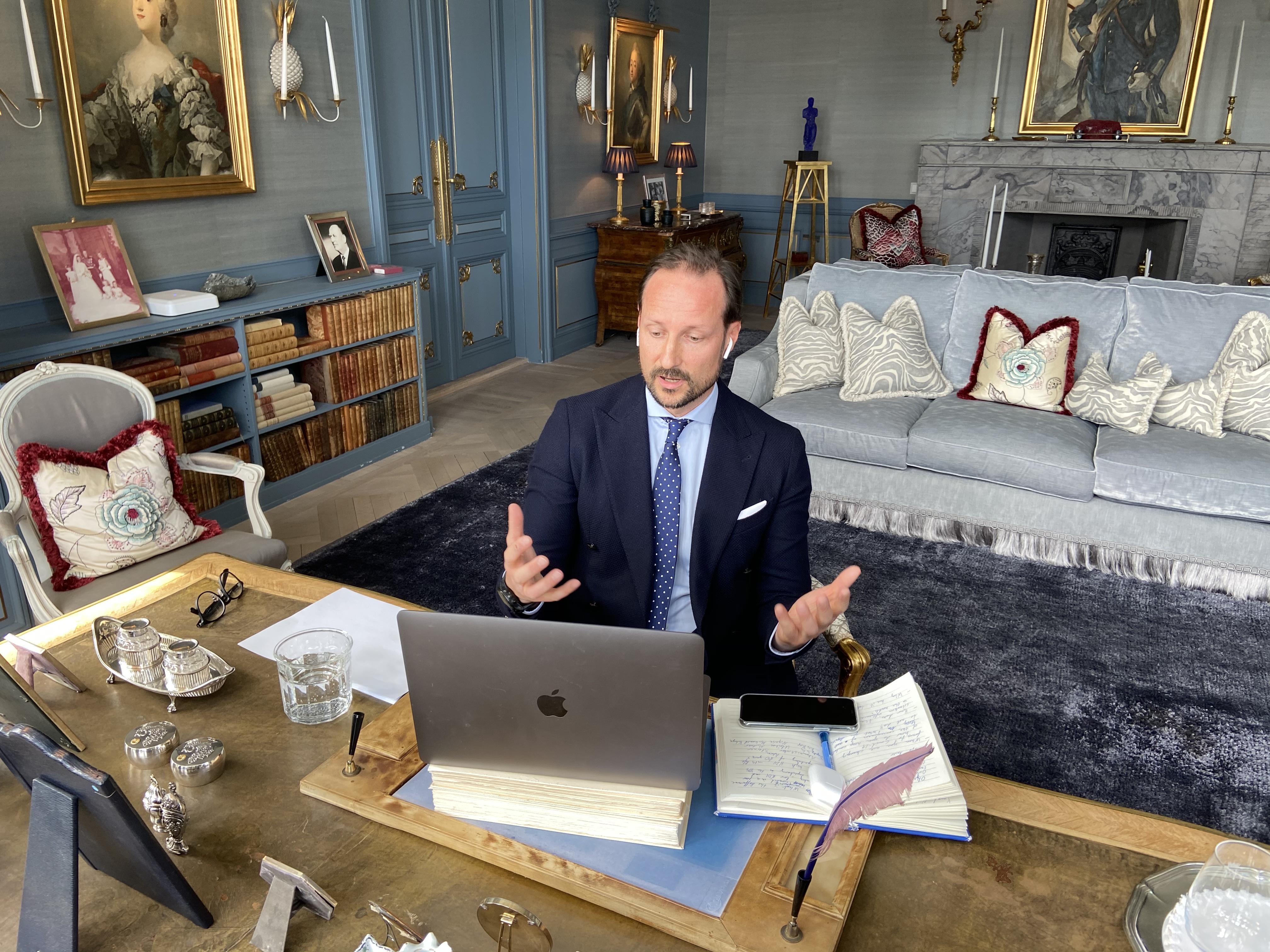 Royal Central — Crown Prince Haakon makes digital visit to...