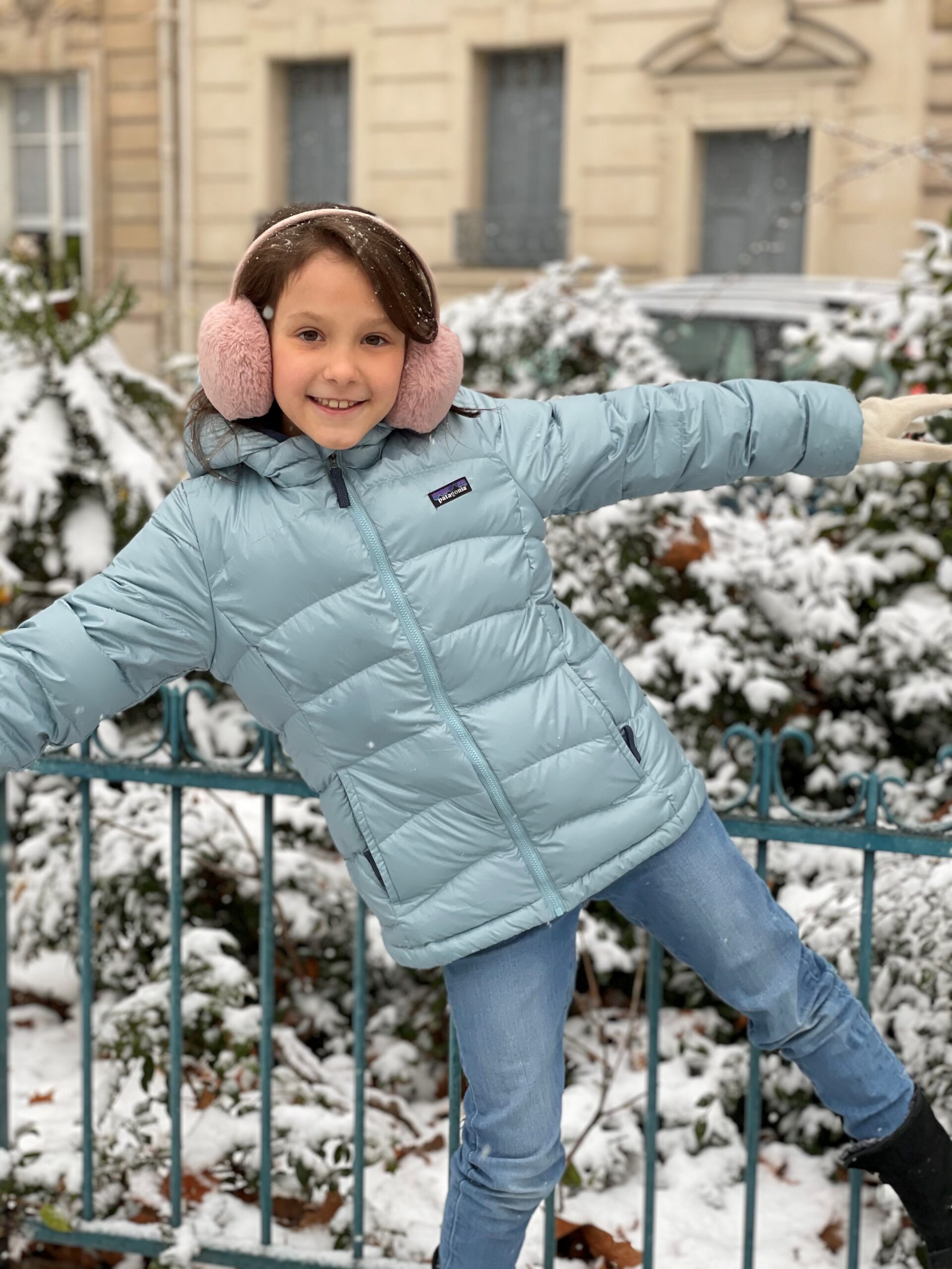 Princess Athena has fun in the snow on ninth birthday - Royal Central