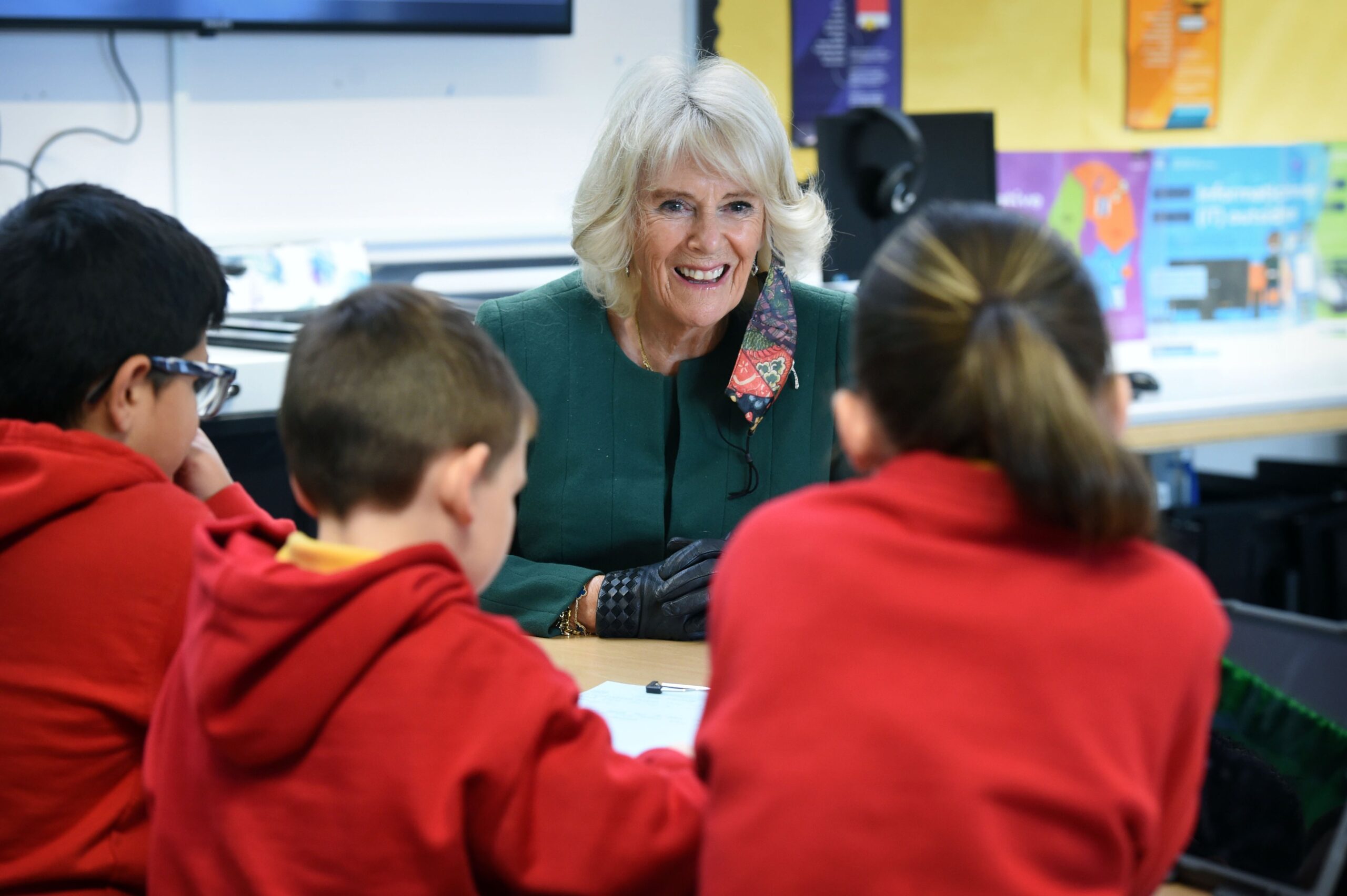 Camilla tells students: "We're all relying on you to make it a safer ...