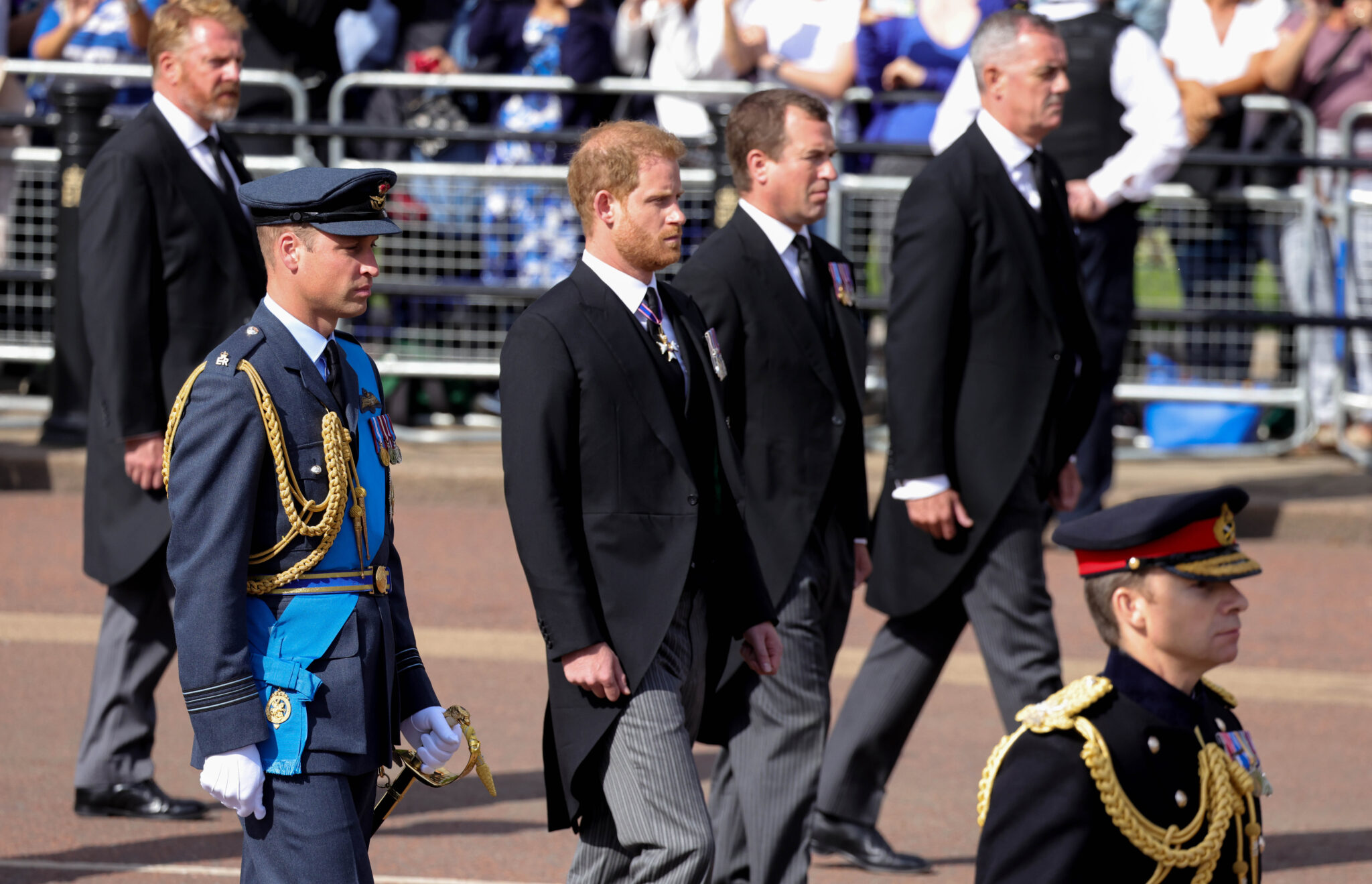 A look at who walked behind The Queen's coffin on its way to ...