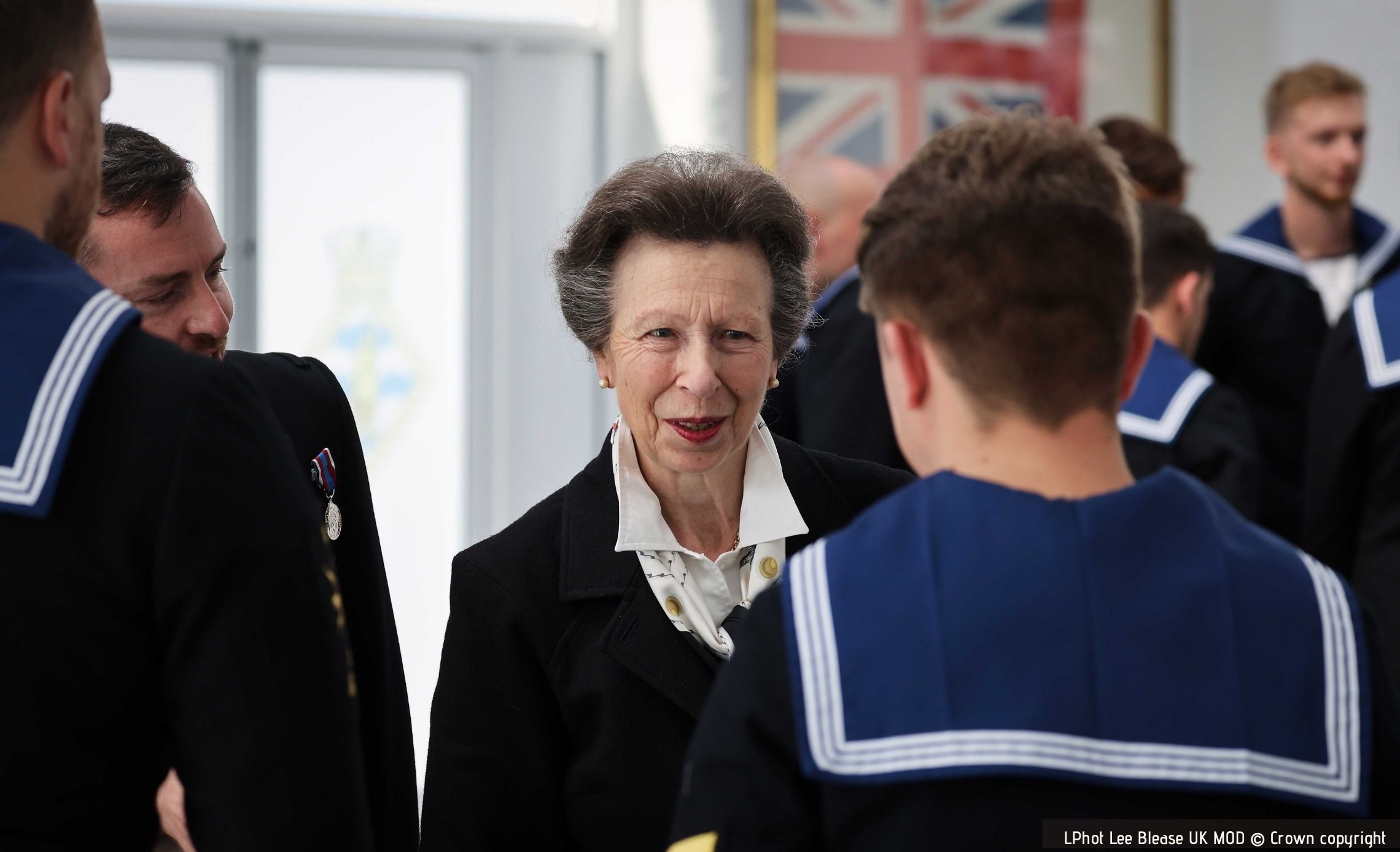 Princess Anne thanks sailors and soldiers in Portsmouth and Aldershot ...