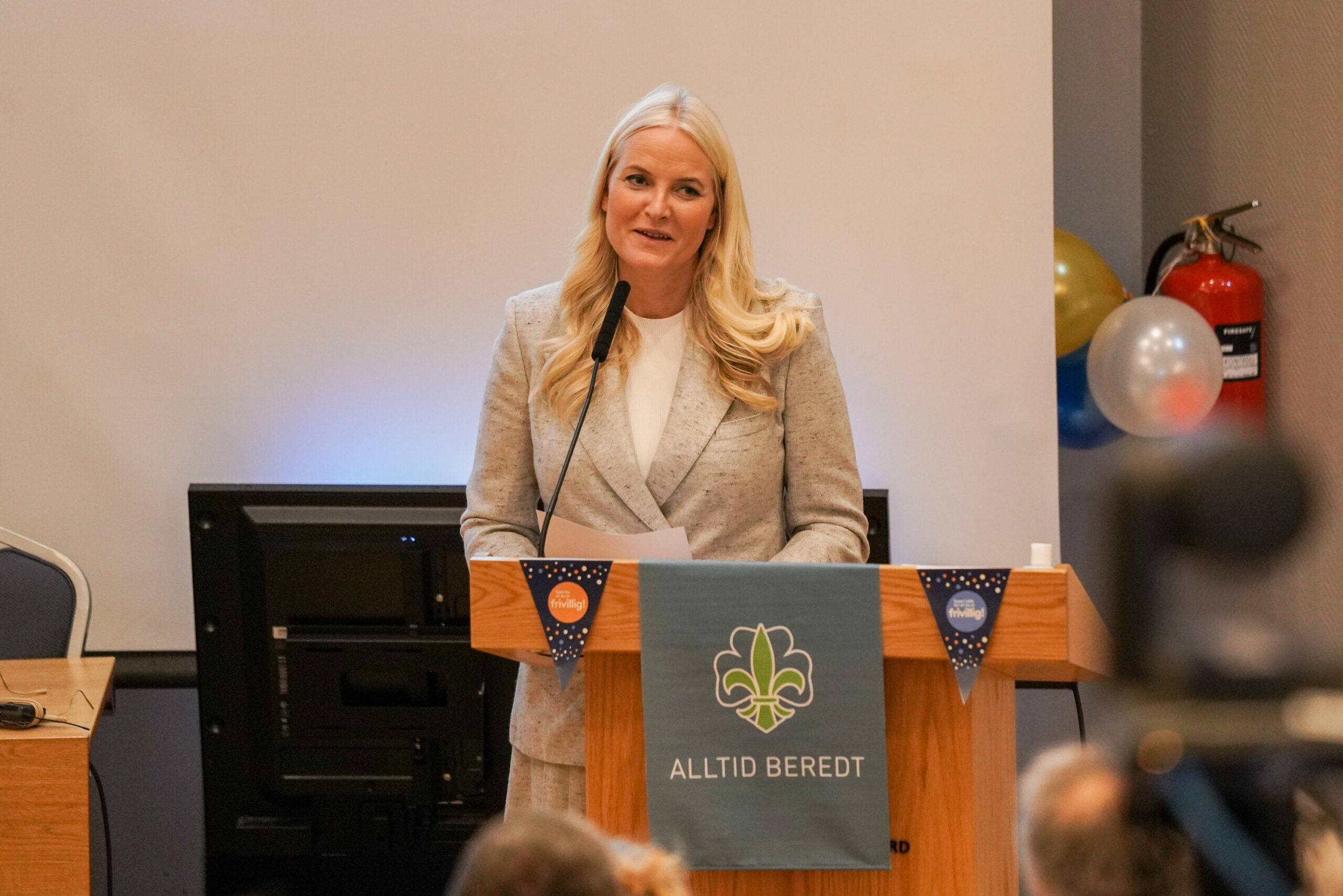 Crown Princess Mette-Marit of Norway opens scouting conference - Royal ...