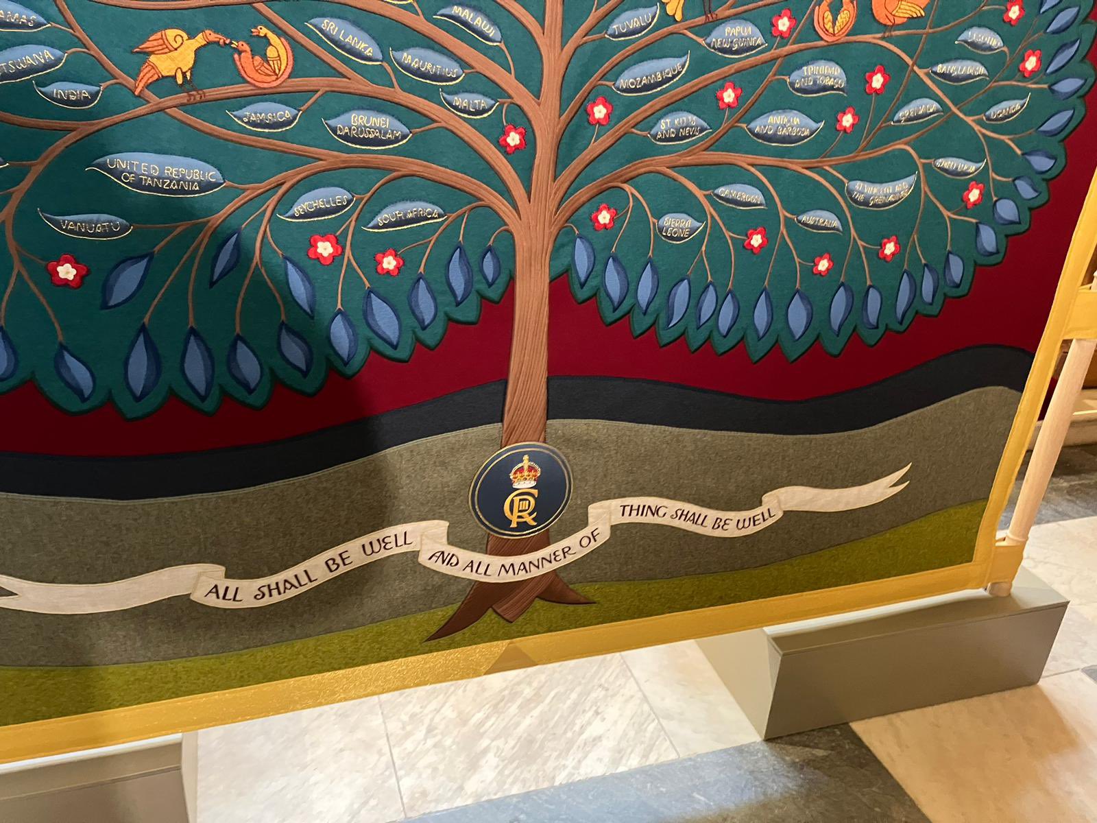 The anointing screen is blessed for the Coronation - Royal Central