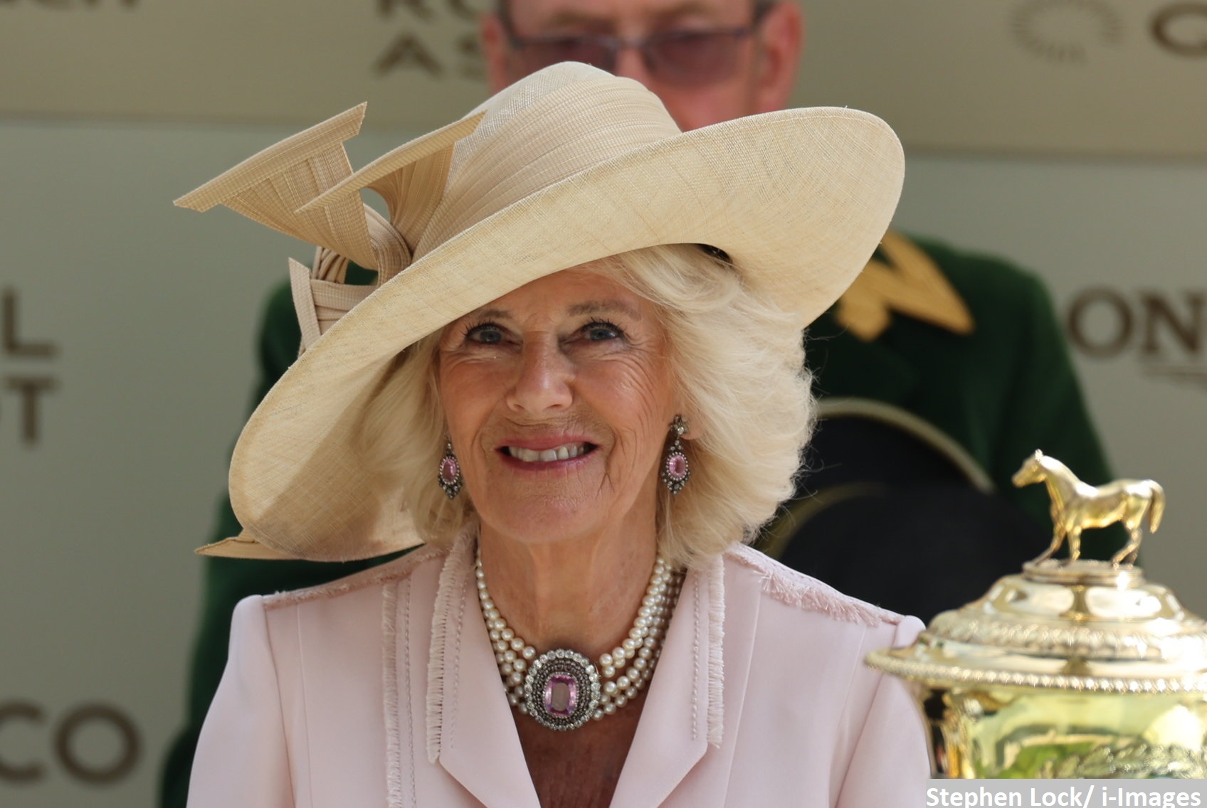 Queen Camilla presents the Ascot trophy named after the royal whose ...