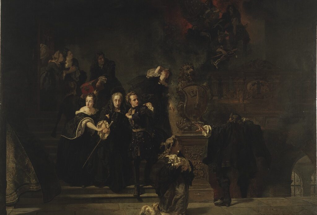 The mysterious fire which forced a royal family to flee into the night ...