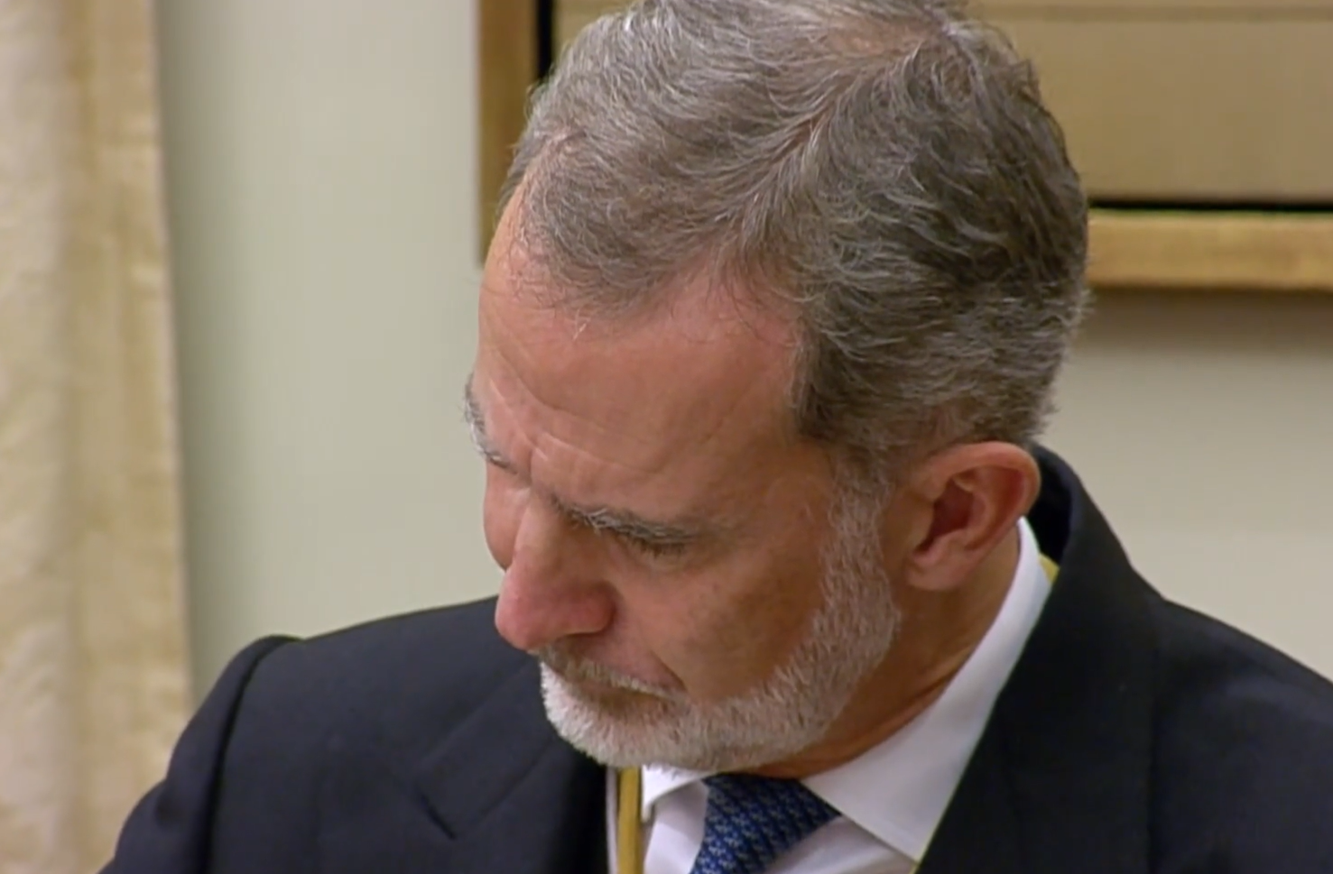 King Felipe overcome with emotion as his heir, Princess Leonor, makes ...