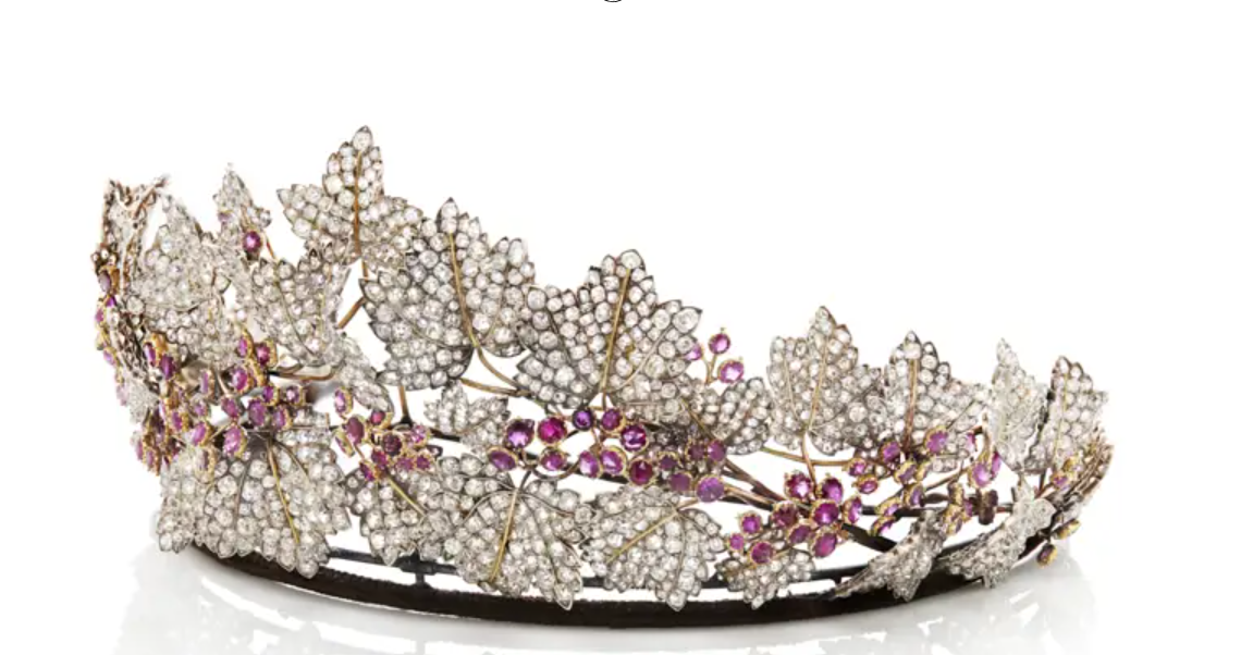 The tiara from a coronation that is the signature jewel of a queen who ...
