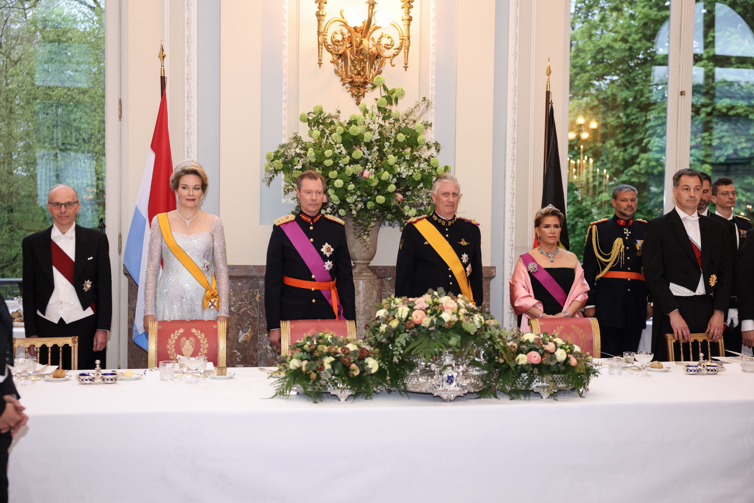 A romantic tiara that links two royal families sparkles again at a ...