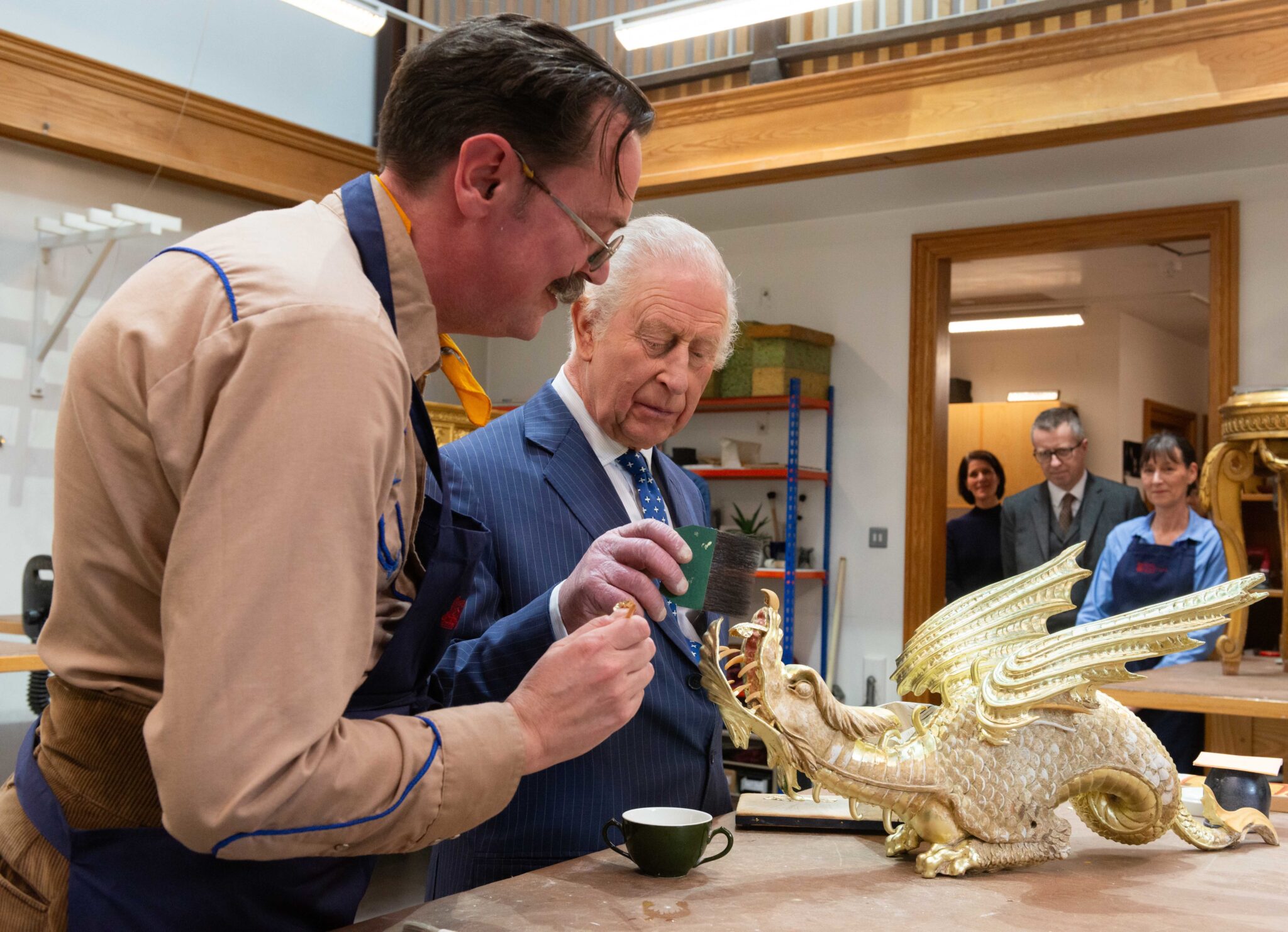 Gilding the dragon: meet the royal who is doing some of the decor for ...