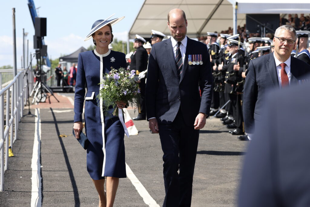 William and Kate spotted at Balmoral with young princes and princess